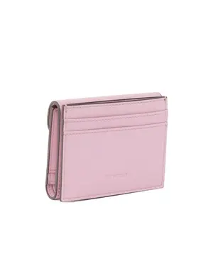 Pinko Buckle-detailed Folded Saddle Wallet - Pink