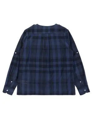 Burberry Long-sleeved Plaid Shirt