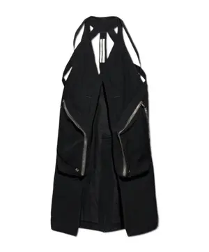 Rick Owens Temple Zip Gilet Jacket