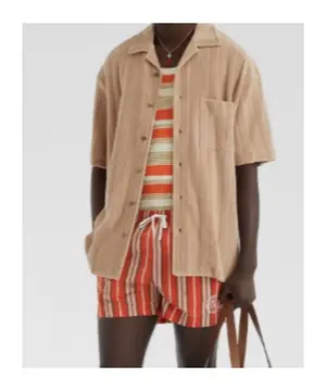 Fendi Terry Jacquard Bowling Shirt
