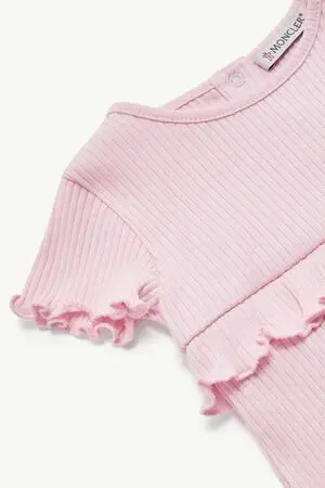 Moncler Cotton Ruffled Romper