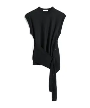 LEMAIRE Sleeveless Buttoned Knitted Top