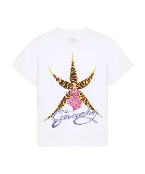 Givenchy Printed Cotton Oversized T-shirt - White