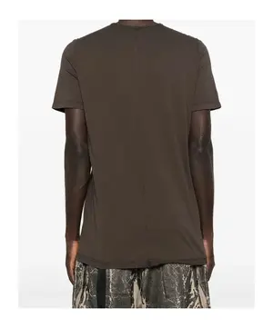 Rick Owens Short Sleeved Draped Hem T-shirt - Black