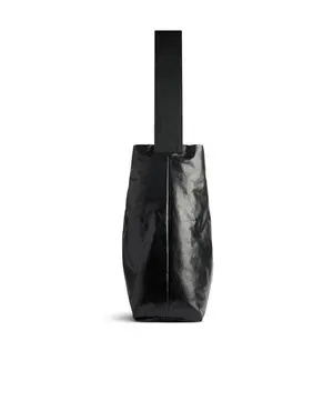 Balenciaga Logo Plaque Large Shoulder Bag