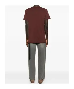 Rick Owens Short Sleeved Draped Hem T-shirt