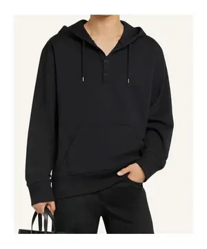 COURREGES Buttoned Drawstring Hoodie