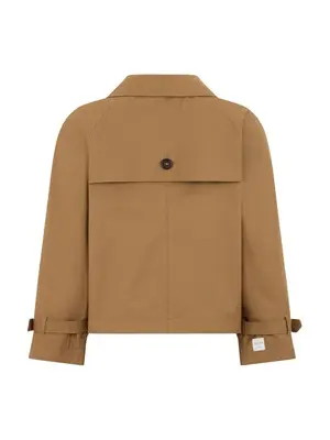 Max Mara Tesoro Double-breasted Short Jacket - Brown