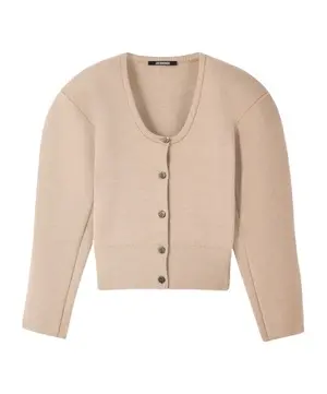 Jacquemus The Doppio Knitted Cardigan
