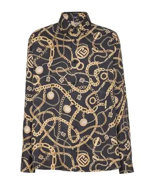 Balmain Chaînes Pattern Printed Shirt - Multi-color