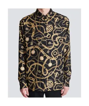 Balmain Chaînes Pattern Printed Shirt - Multi-color