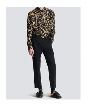 Balmain Chaînes Pattern Printed Shirt - Multi-color