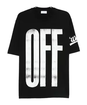 Off-White Logo Printed Crewneck T-shirt