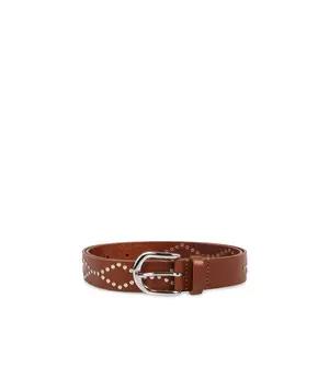 Isabel Marant Étoile Studded Leather Belt - Brown