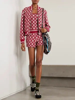 Dries Van Noten Jacquard Knit Bomber Jacket