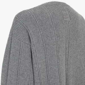 Fendi Open Front Knitted Cardigan