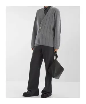 Fendi Open Front Knitted Cardigan