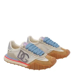 Dolce & Gabbana Dg Logo Embellished Lace-up Sneakers