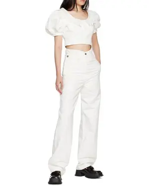 SHUSHU/TONG Double Layered Jeans