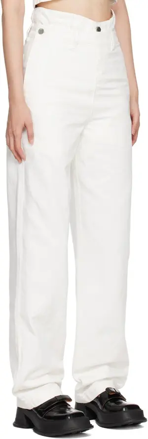 SHUSHU/TONG Double Layered Jeans