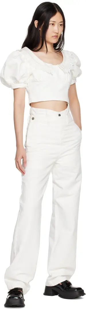 SHUSHU/TONG Double Layered Jeans