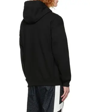 Versace Logo Embroidered Long Sleeve Hoodie