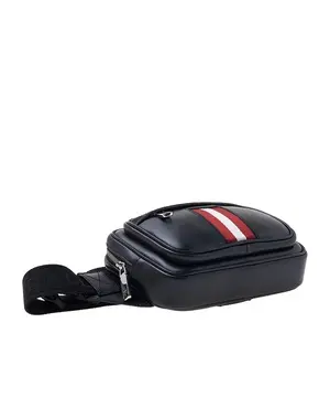 Bally Leather Waist Pack With Embossed Logo