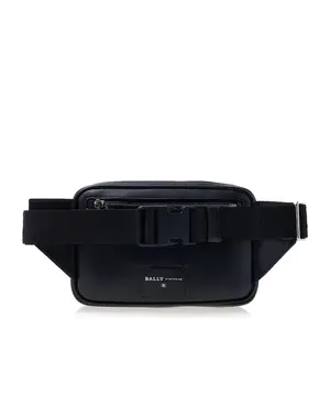 Bally Leather Waist Pack With Embossed Logo