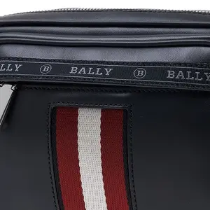 Bally Leather Waist Pack With Embossed Logo
