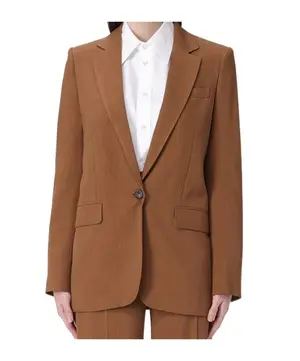 Etro Long-sleeved Suit Jacket - Brown