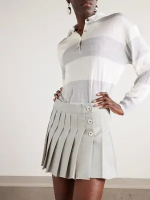 Rabanne Pleated Mini Skirt