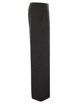 Max Mara Flat-front Side-pocket Trousers