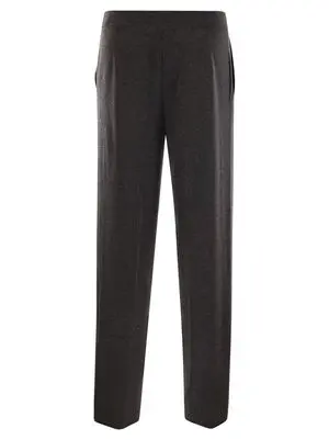 Max Mara Flat-front Side-pocket Trousers