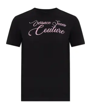 Versace Embroidered Logo T-shirt