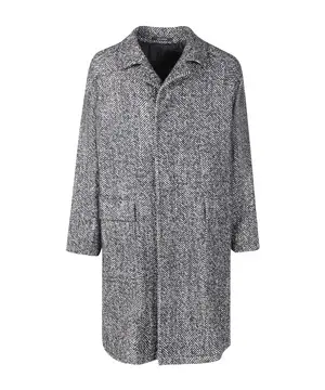 Tagliatore Notched-lapel Peacoat - Gray