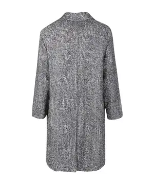 Tagliatore Notched-lapel Peacoat - Gray