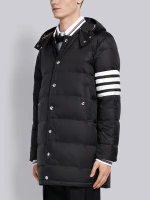 Thom Browne 4-stripe Padded Hooded Coat