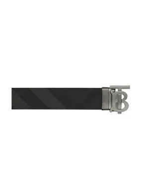 Burberry Monogram Buckle Reversible Belt