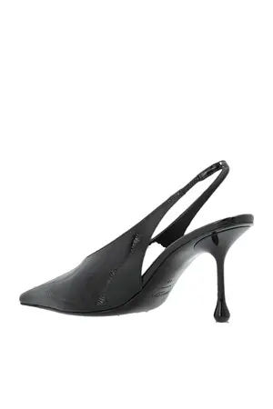 JIMMY CHOO Isa Pointed Toe Stiletto Slingbacks - Black