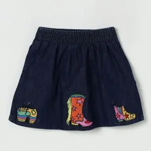 Stella McCartney Embroidered Graphic Skirt