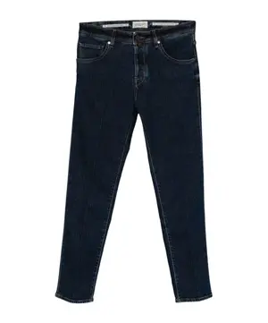 Jacob Cohen Logo Patch Slim-fit Jeans - Black