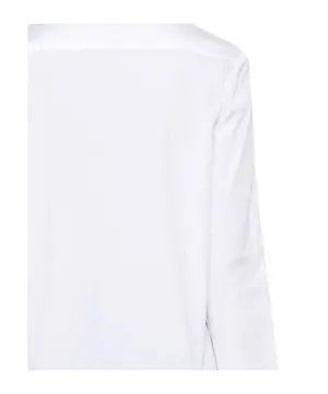 Miu Miu Cotton Poplin Shirt With Embroidered Logo