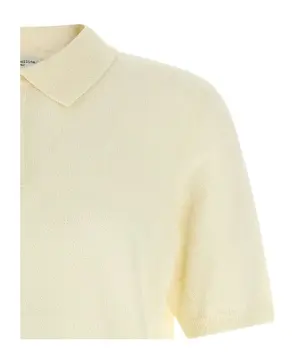 ROBERTO COLLINA Short-sleeved Polo Shirt - Nude