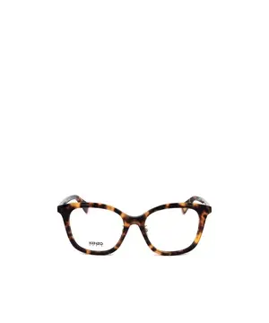 Kenzo Full-frame Flat Mirror Eyeglasses - White
