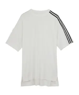 Y3 3-striped Short Sleeved T-shirt - Core White