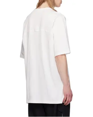 Y3 3-striped Short Sleeved T-shirt - Core White