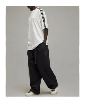 Y3 3-striped Short Sleeved T-shirt - Core White