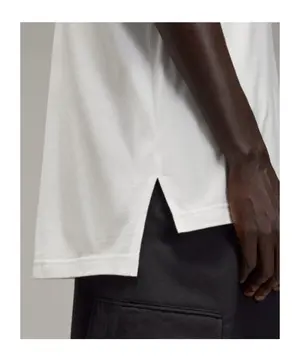 Y3 3-striped Short Sleeved T-shirt - Core White