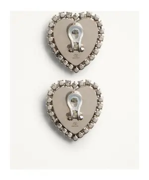 Valentino Garavani Coeur Hyperbole Heart-shaped Earrings