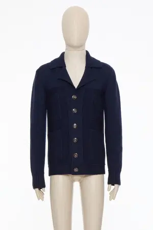 Valentino Garavani Button-up Long-sleeved Cardigan With Lapel